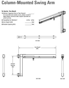 Column-Mounted Swing Arm - McDal Corporation